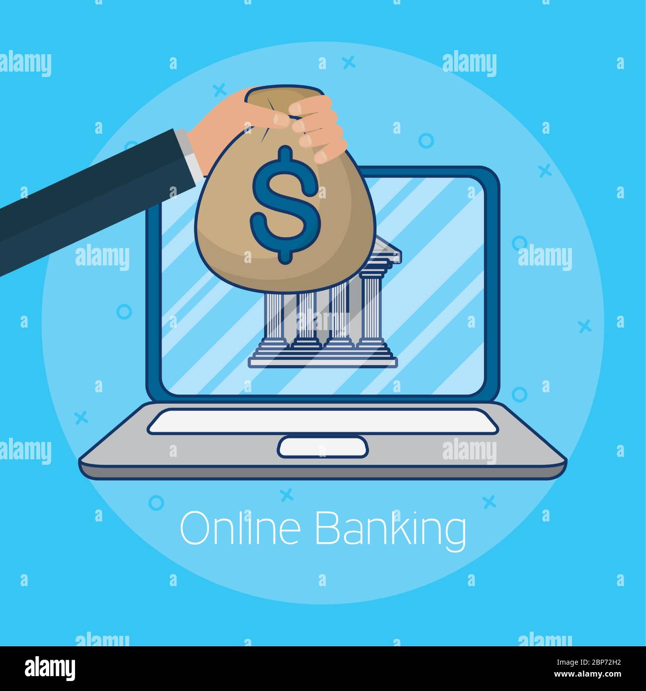 Bank one building Stock Vector Images - Alamy