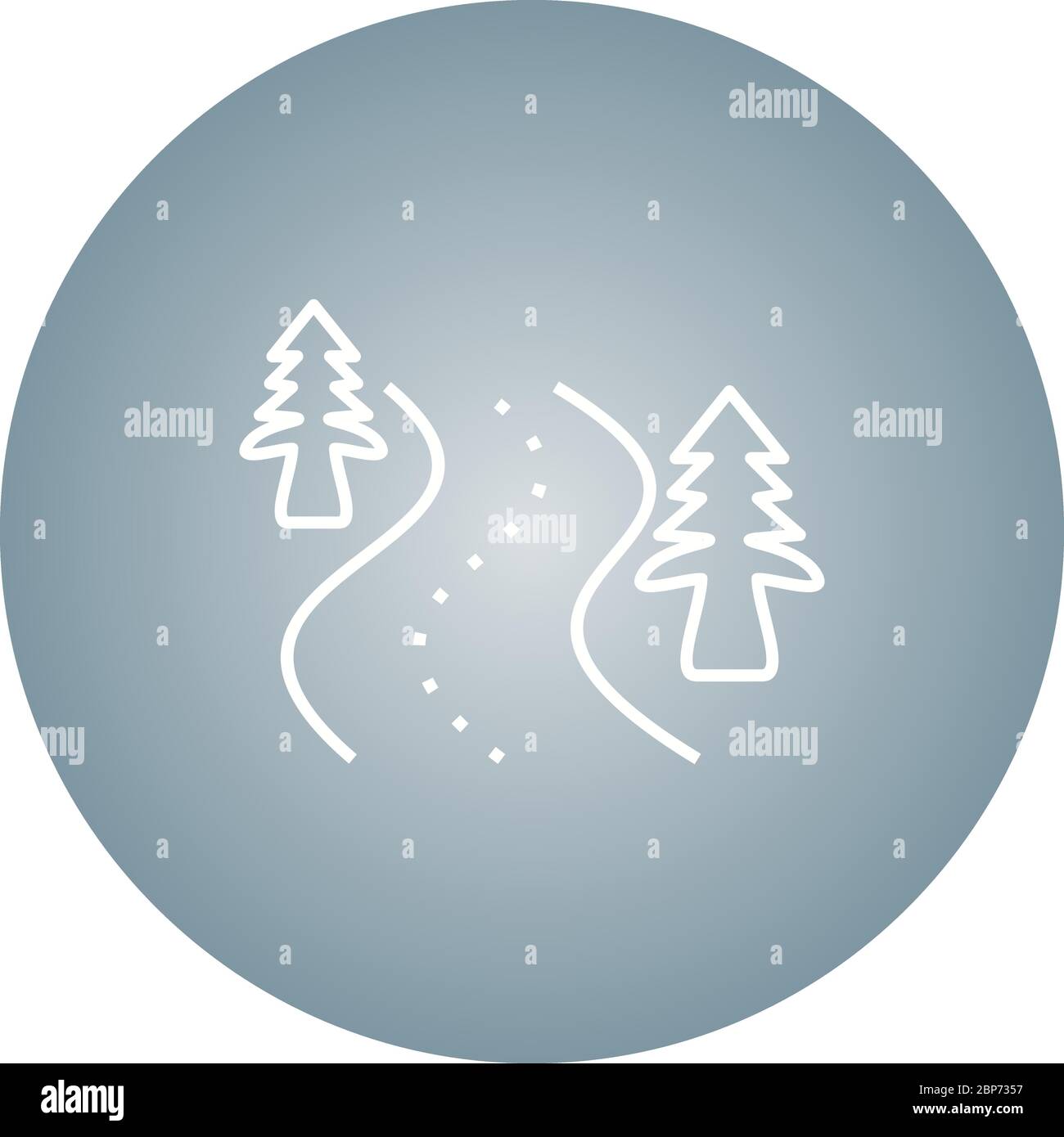 Beautiful Road Line Vector Icon Stock Vector Image & Art - Alamy