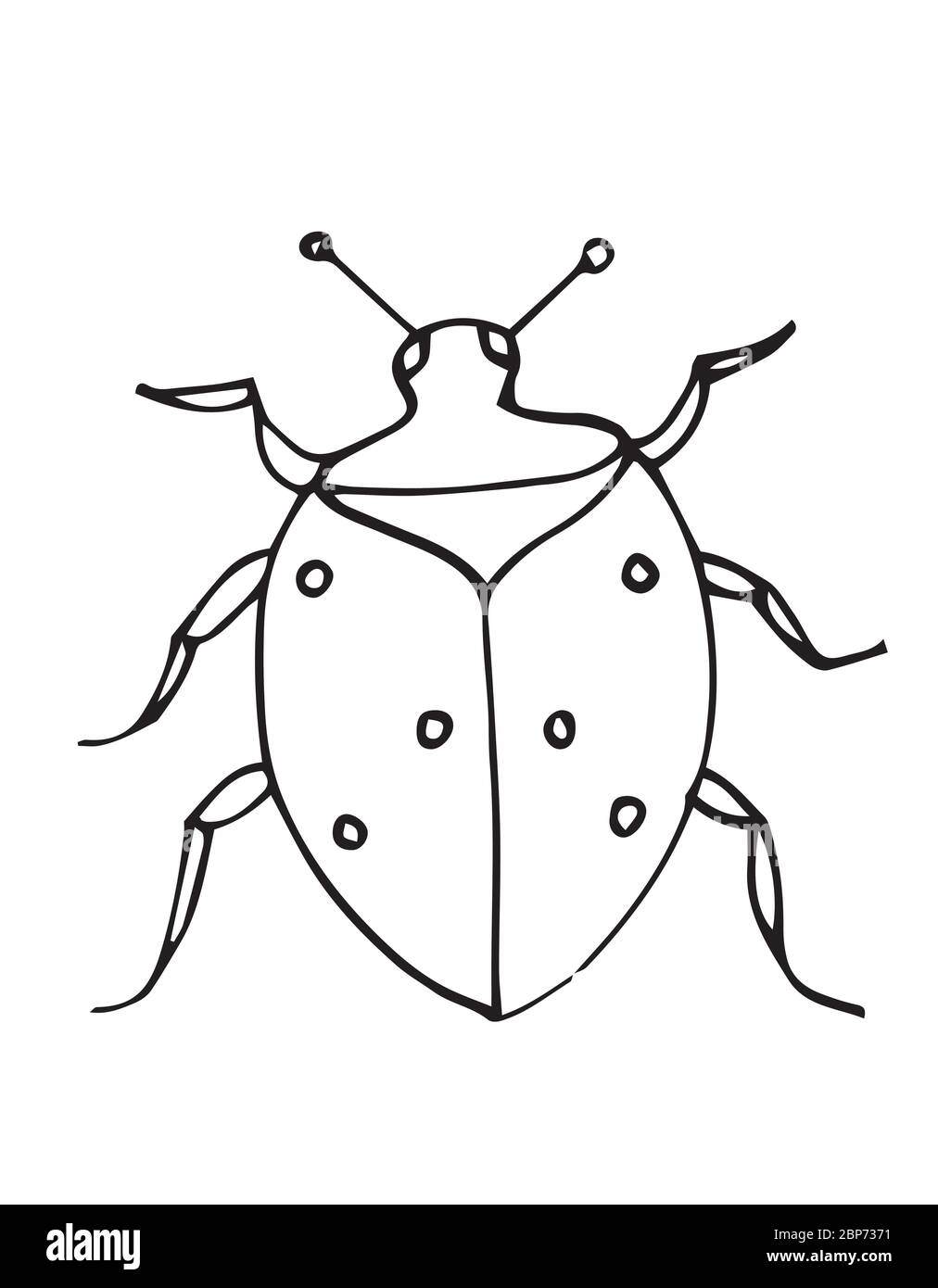 Cartoon bug Black and White Stock Photos & Images - Alamy