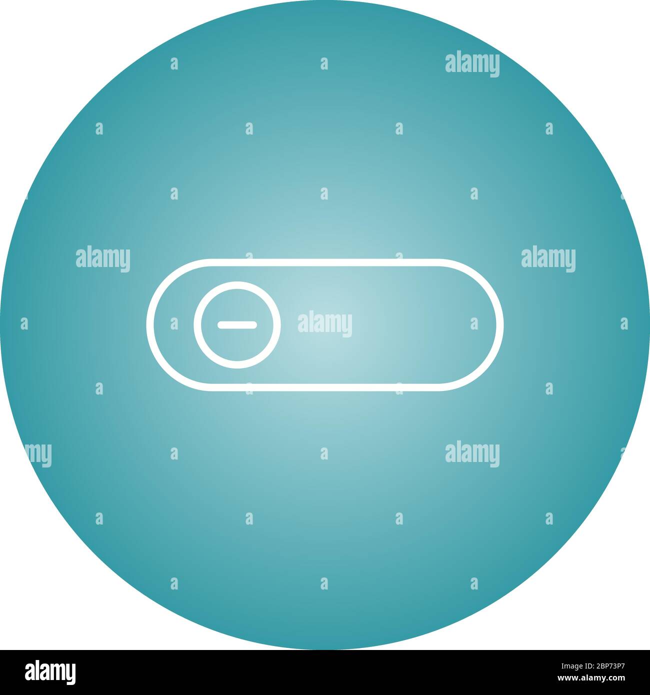 Beautiful Slide Button Line Vector Icon Stock Vector Image & Art - Alamy