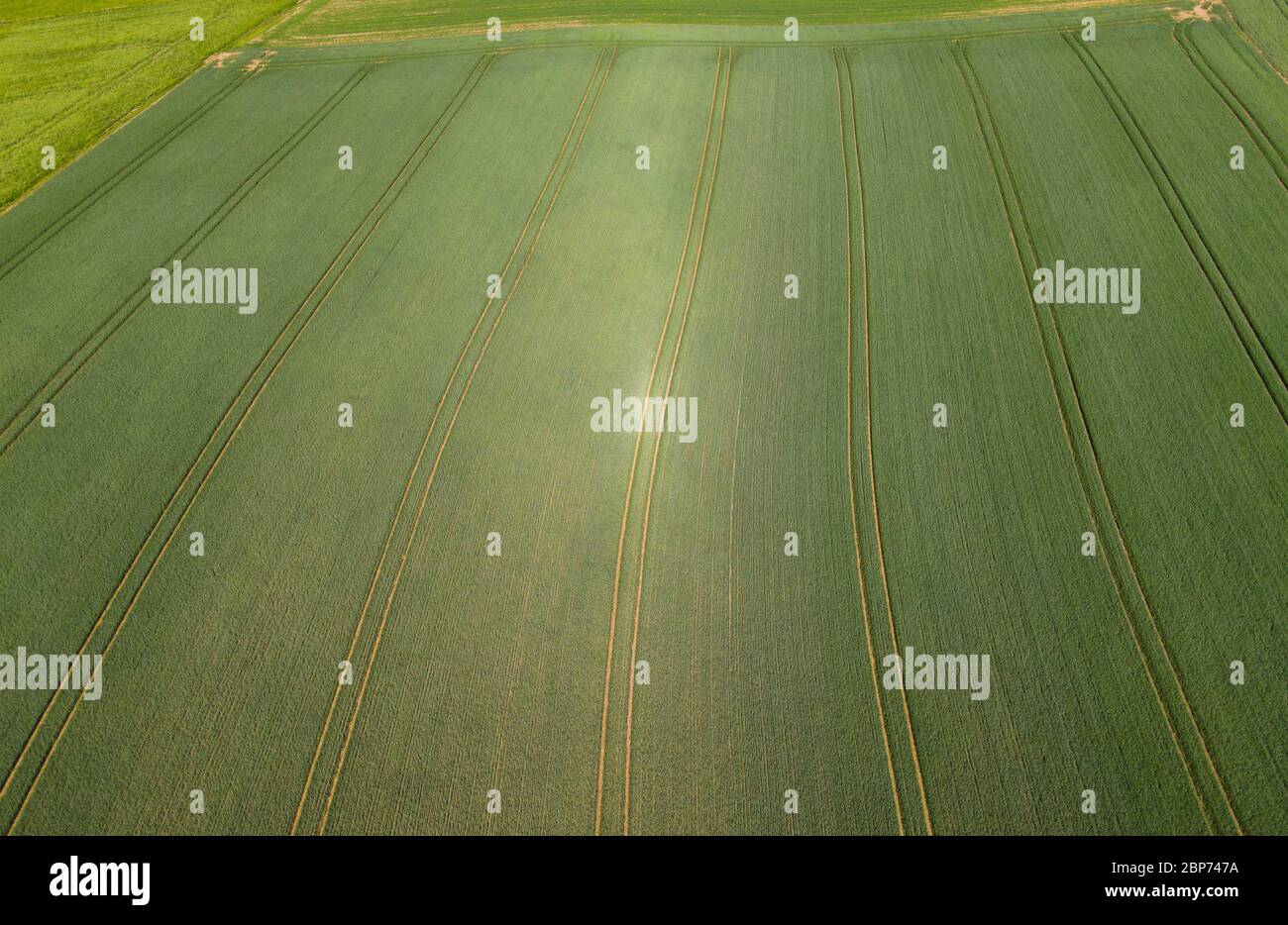 Agricultural fields from above - wonderful nature Stock Photo - Alamy