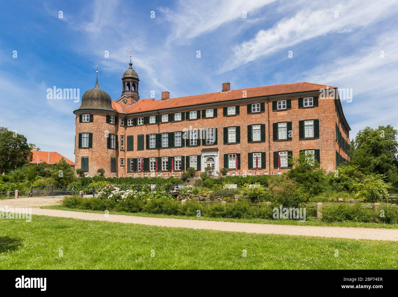 Garden wing of the historic castle in Eutin, Germany Stock Photo - Alamy