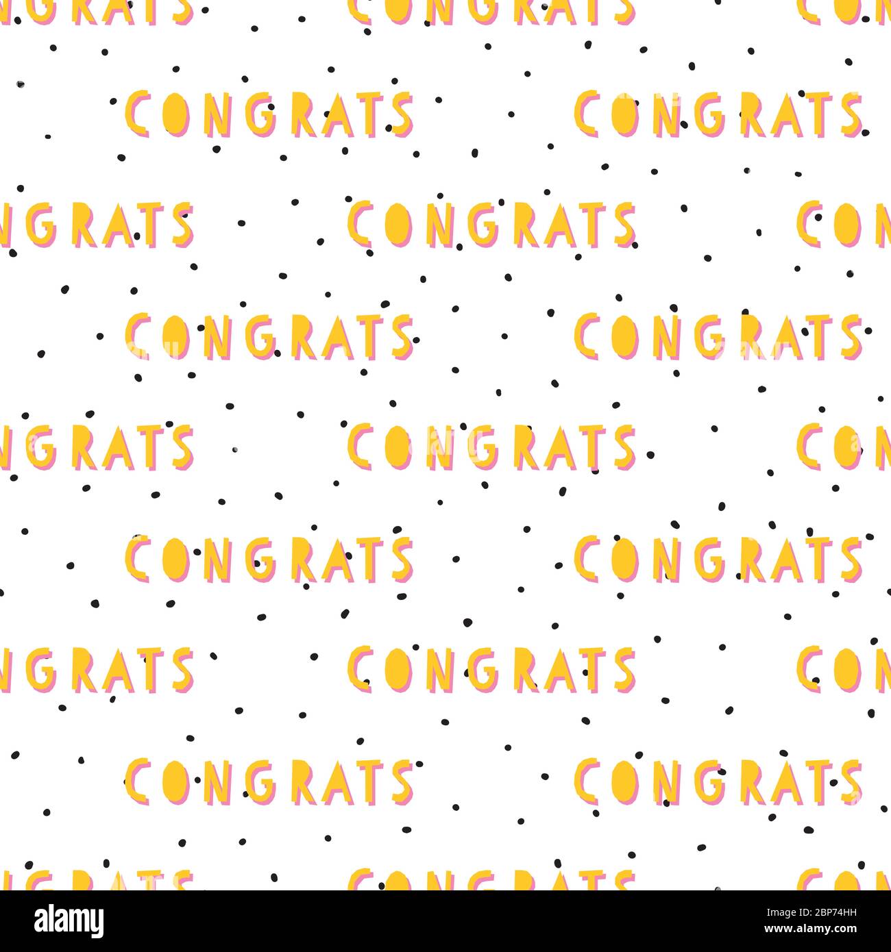 Congrats seamless vector pattern. Congratulations repeating background ...