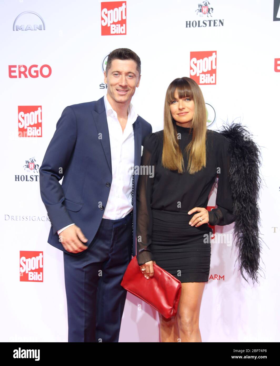 Robert Lewandowski And Anna Lewandowski High Resolution Stock ...