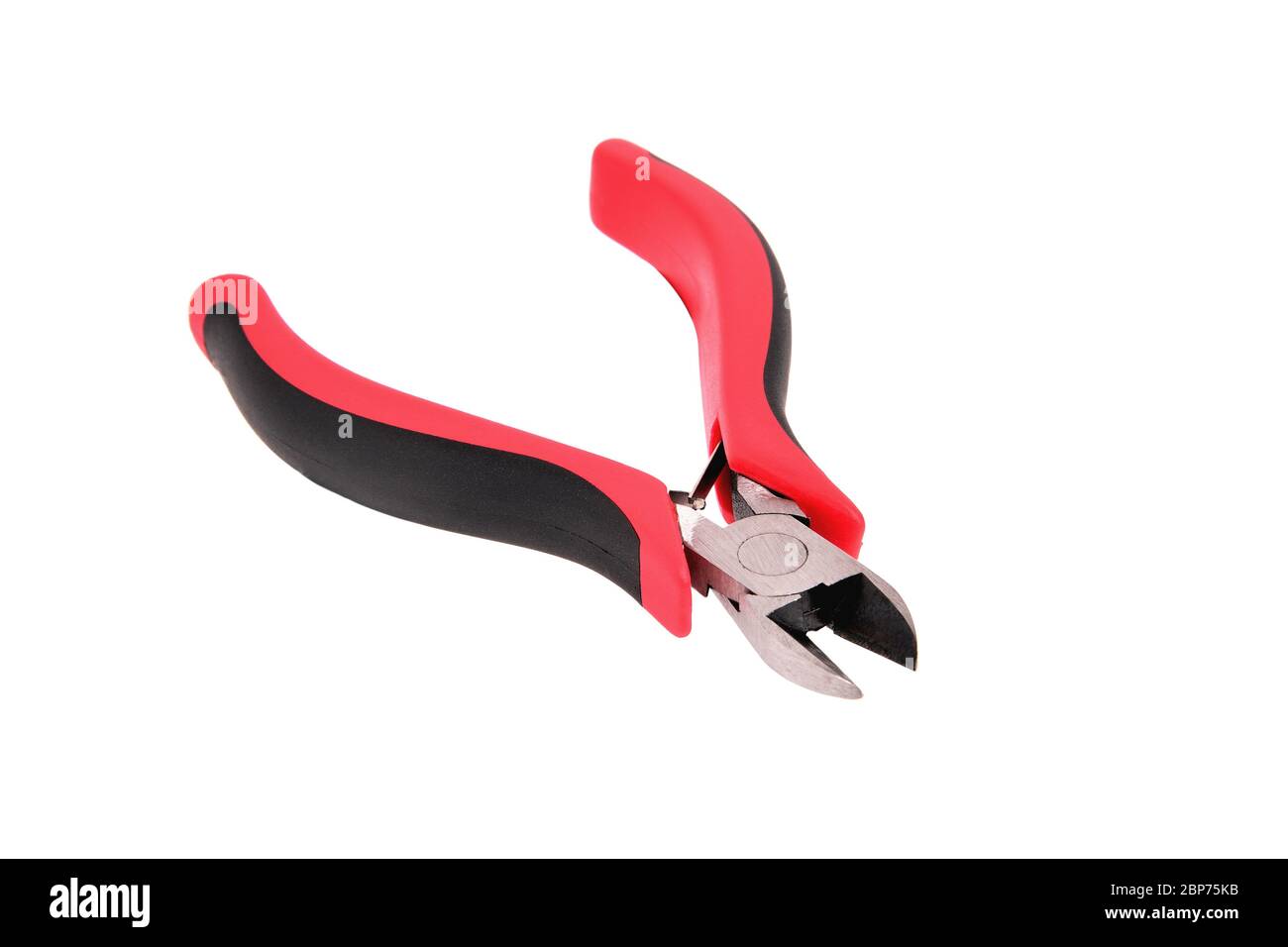 side cutter red black isolate close up Stock Photo - Alamy
