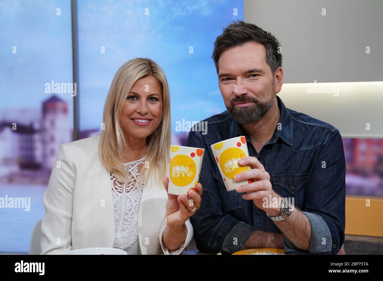 Fototermin 20 Jahre ZDF-Sendung 'Volle Kanne' mit Nadine Krueger und ...