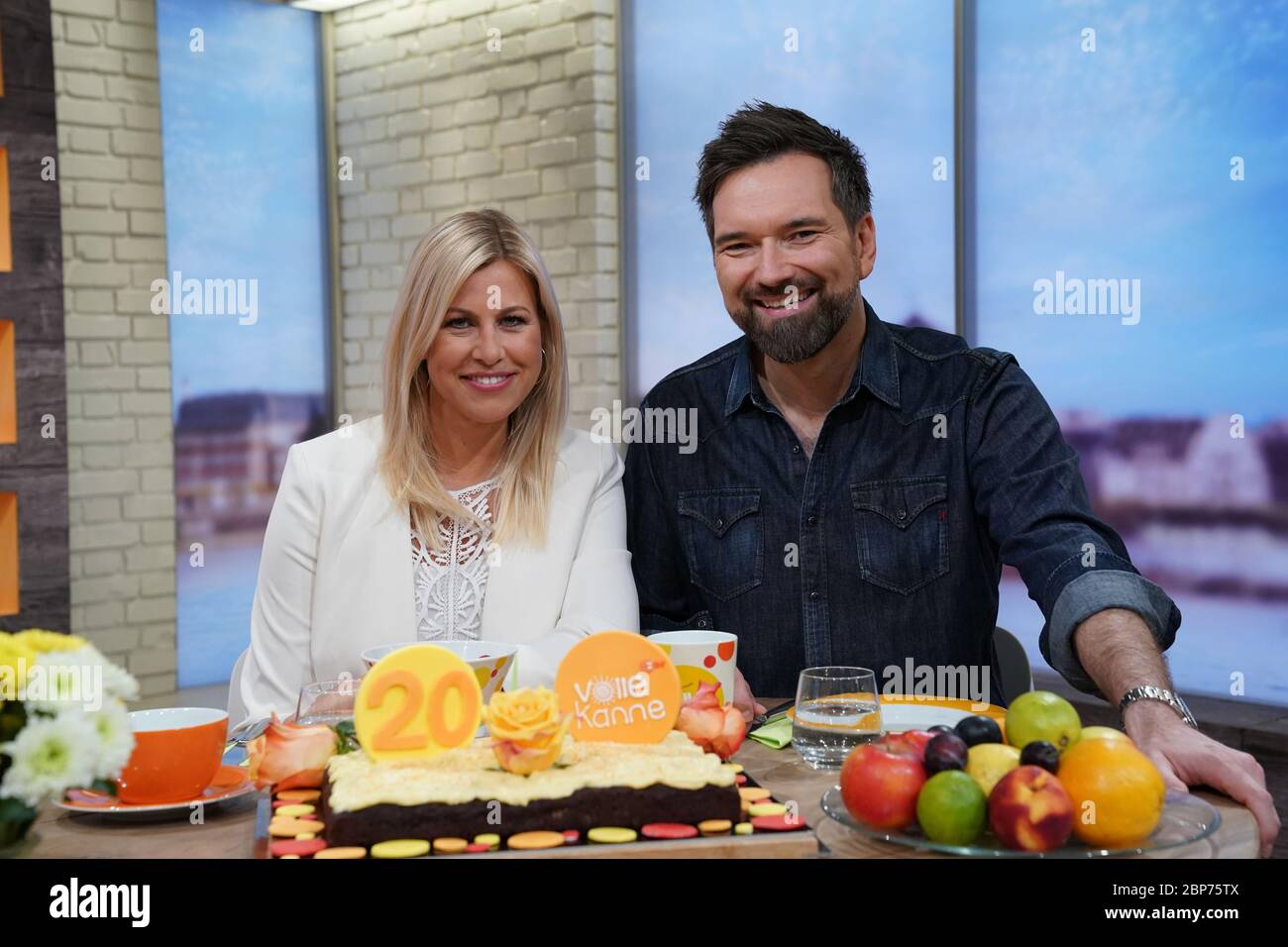 Fototermin 20 Jahre ZDF-Sendung 'Volle Kanne' mit Nadine Krueger und ...