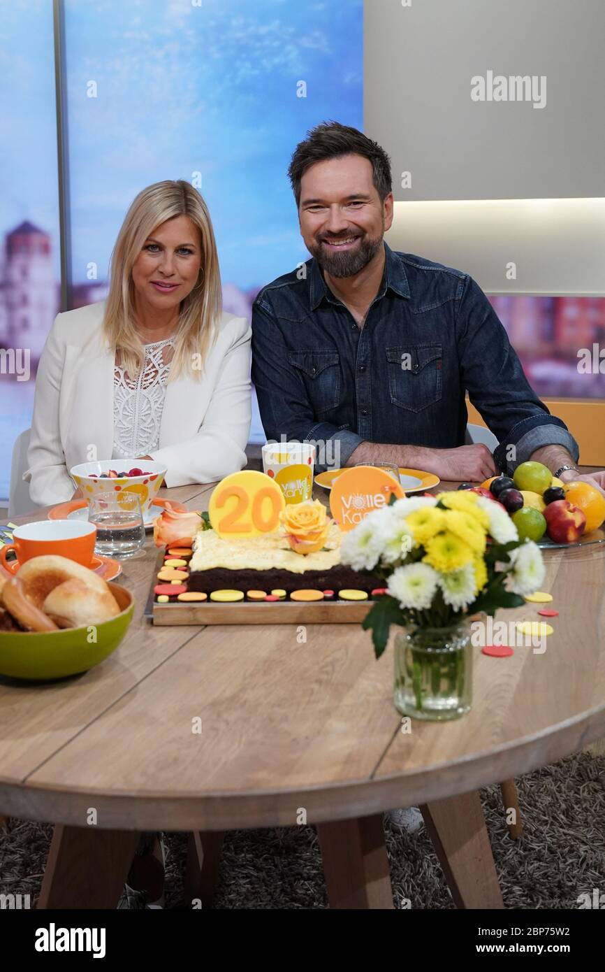 Fototermin 20 Jahre ZDF-Sendung 'Volle Kanne' mit Nadine Krueger und ...