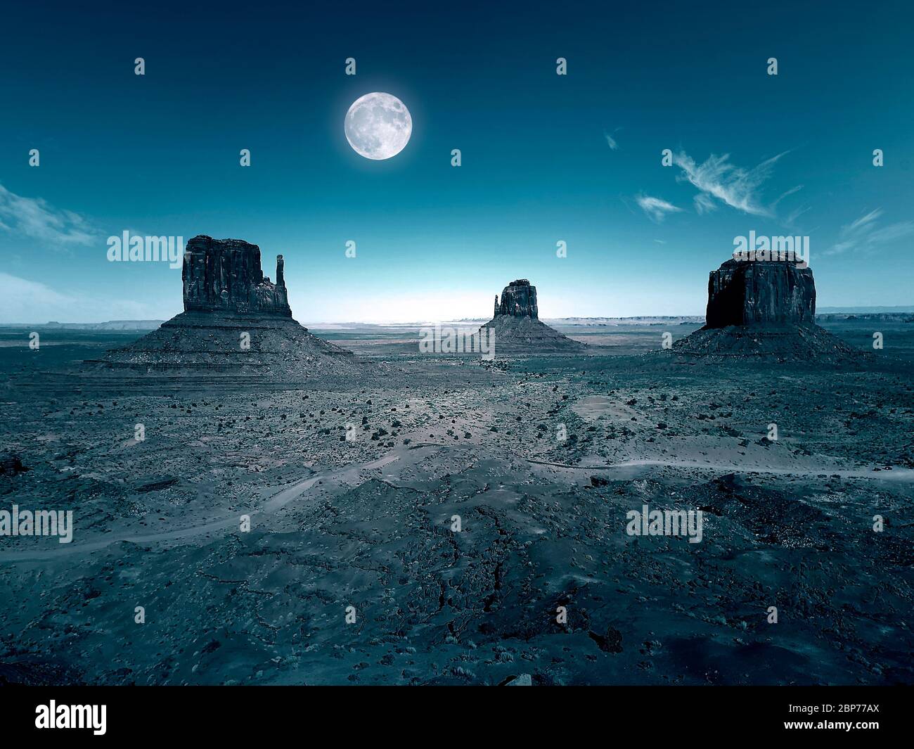Monument valley night sky hi-res stock photography and images - Alamy
