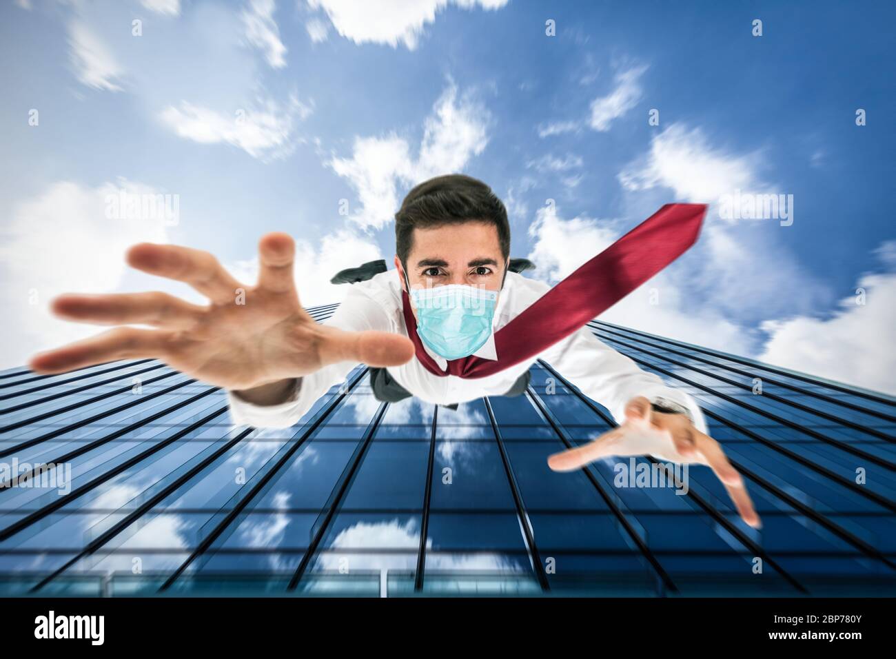 Person falling building hi-res stock photography and images - Alamy