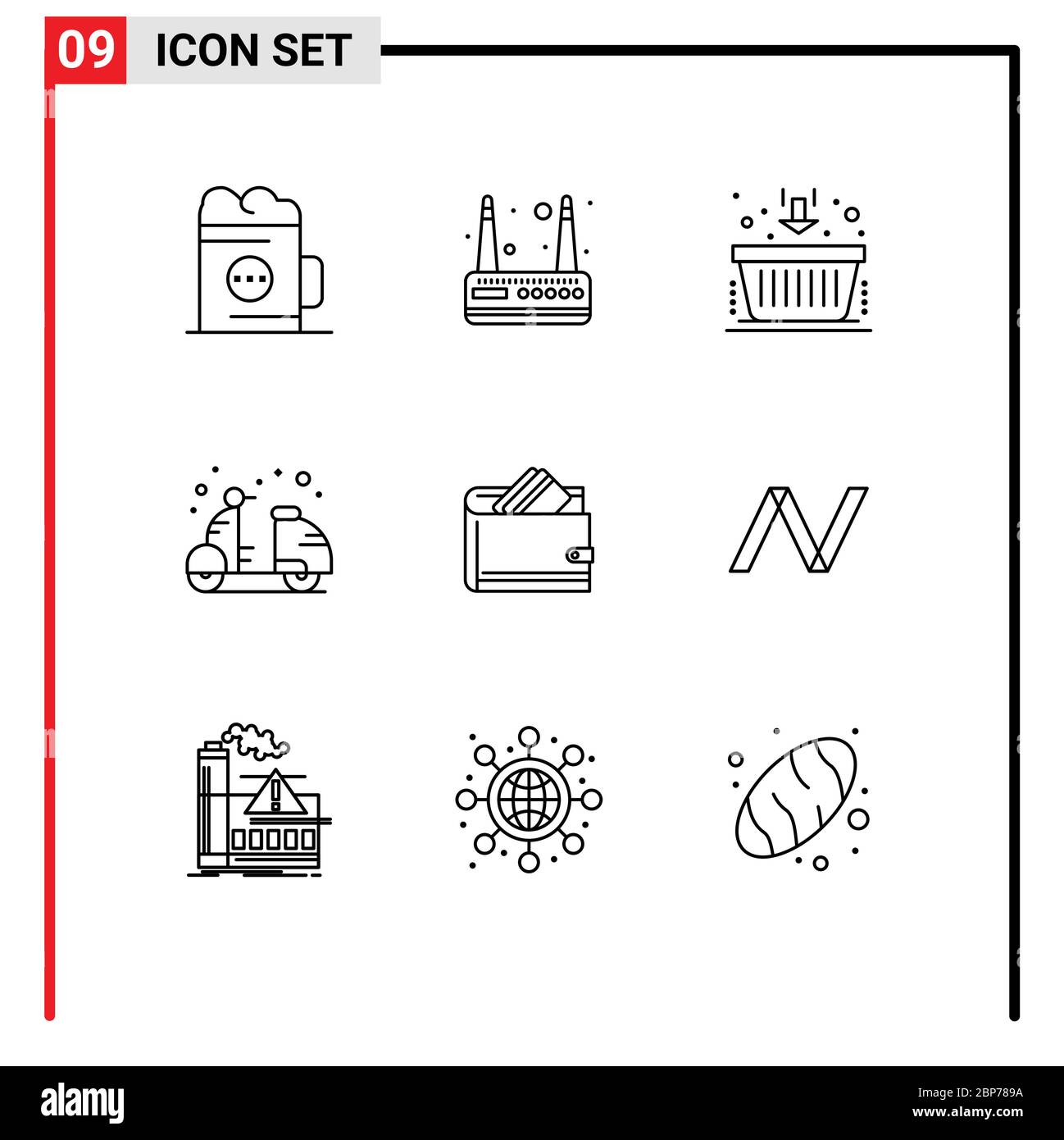 Cruiser bike outline Stock Vector Images - Alamy