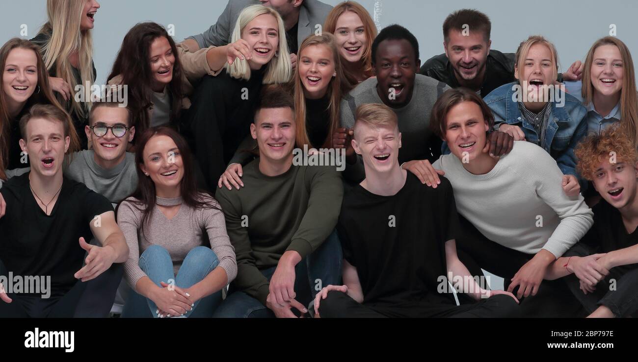 big group of friends hugging each other Stock Photo - Alamy