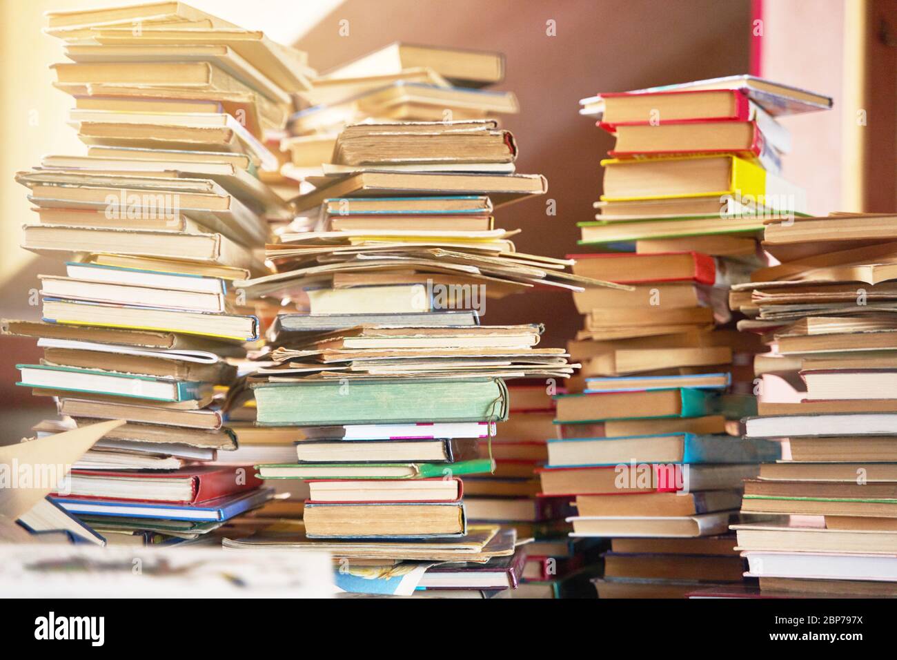 Stack Of Textbooks Sat