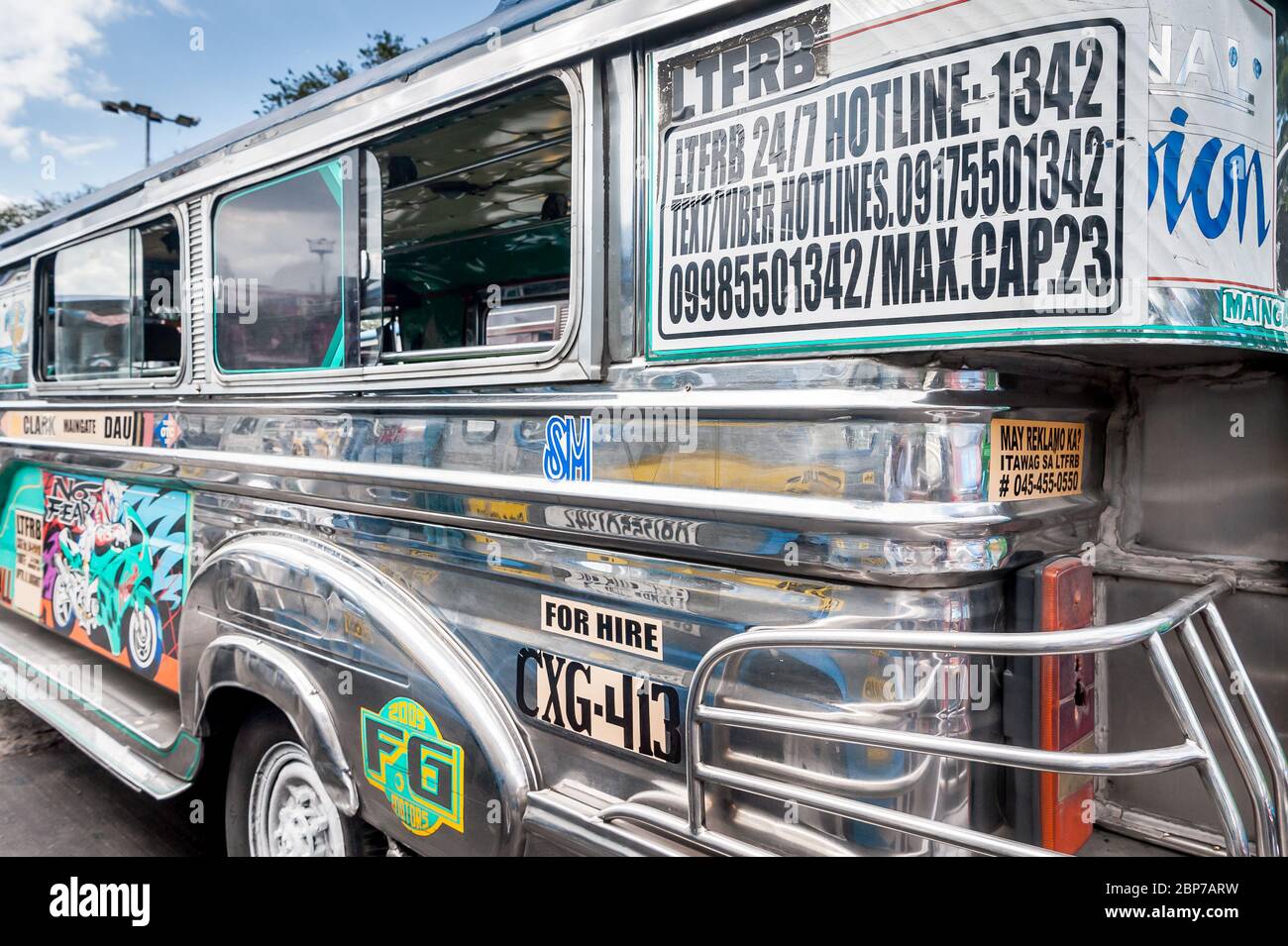 Jeepneys in angeles city luzon hi-res stock photography and images - Alamy