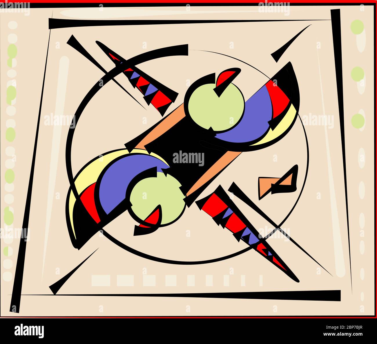 Curved Motifs Stock Vector Images - Alamy