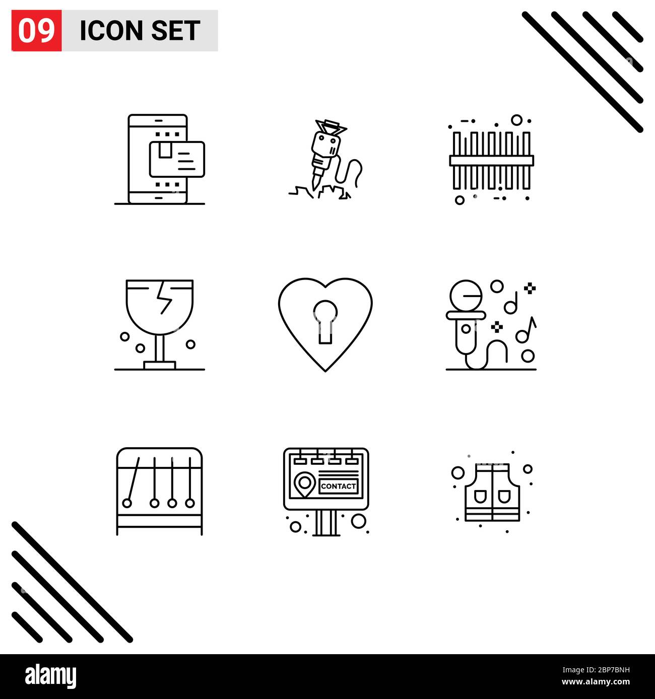 Fragile pictogram hi-res stock photography and images - Alamy