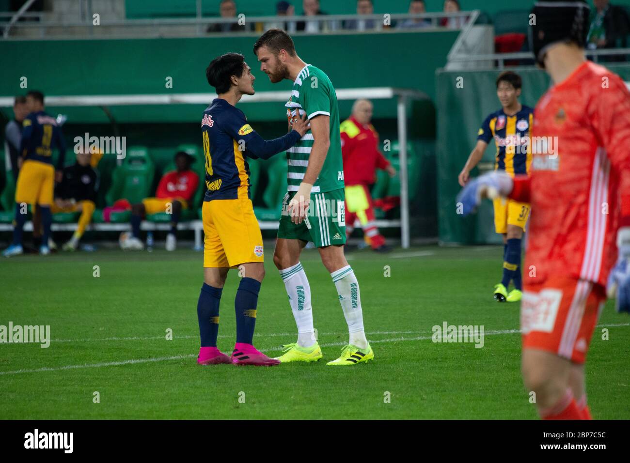 SK Rapid Wien vs Red Bull Salzburg Stock Photo - Alamy