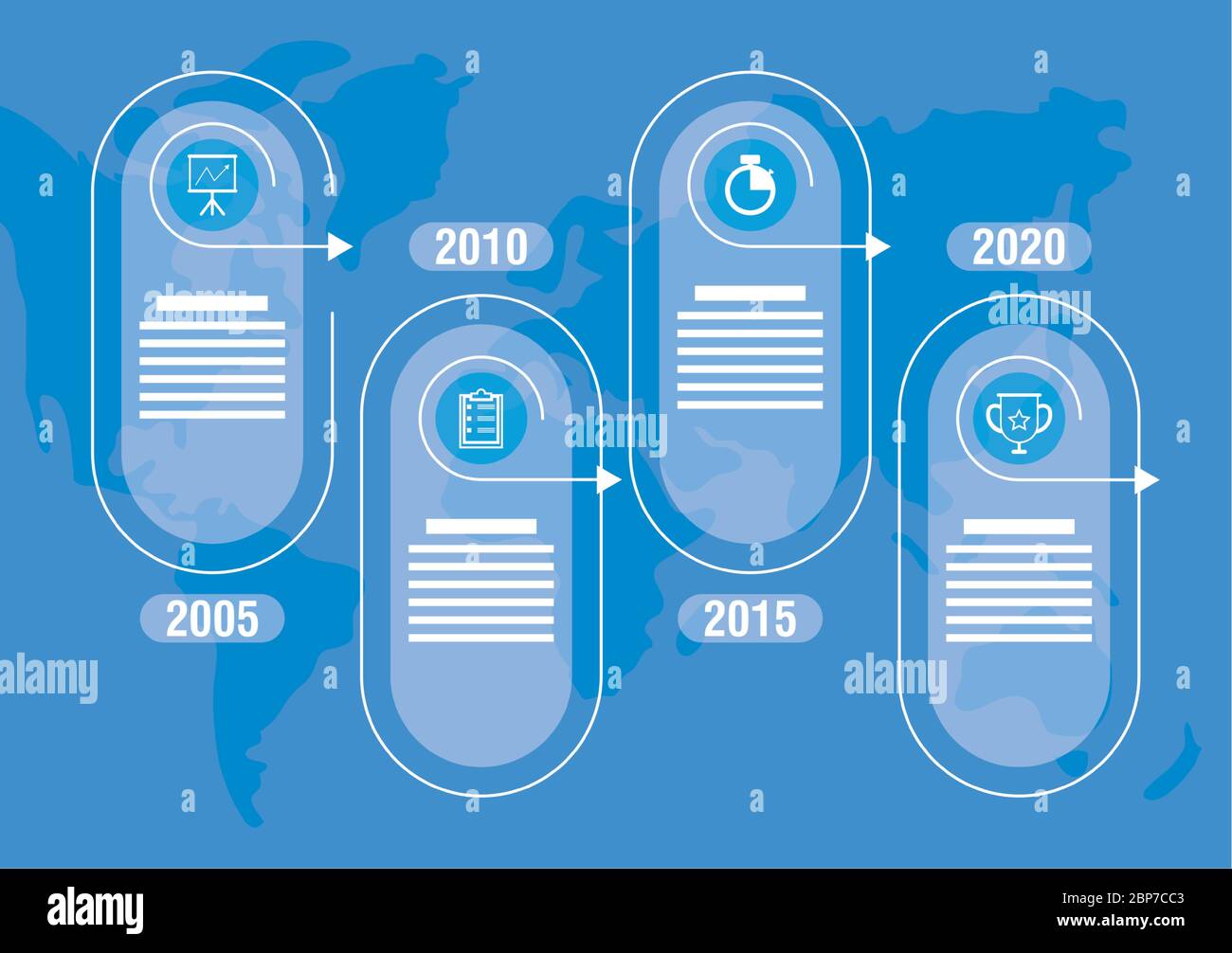 business infographic with years icons Stock Vector Image & Art - Alamy