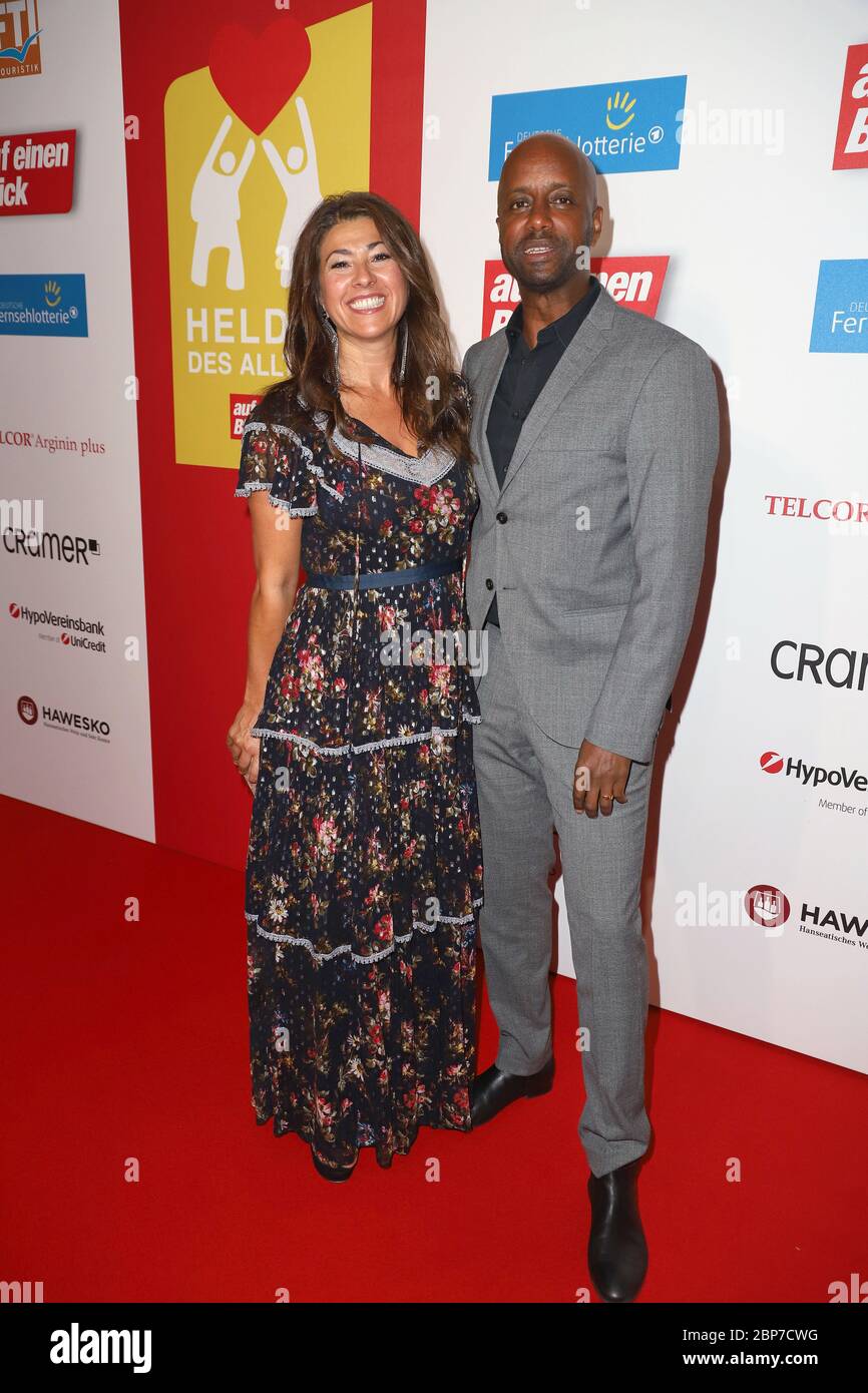 Yared Dibaba mit Ehefrau Fernanda Dibaba, Helden des Alltags Verleihung ...