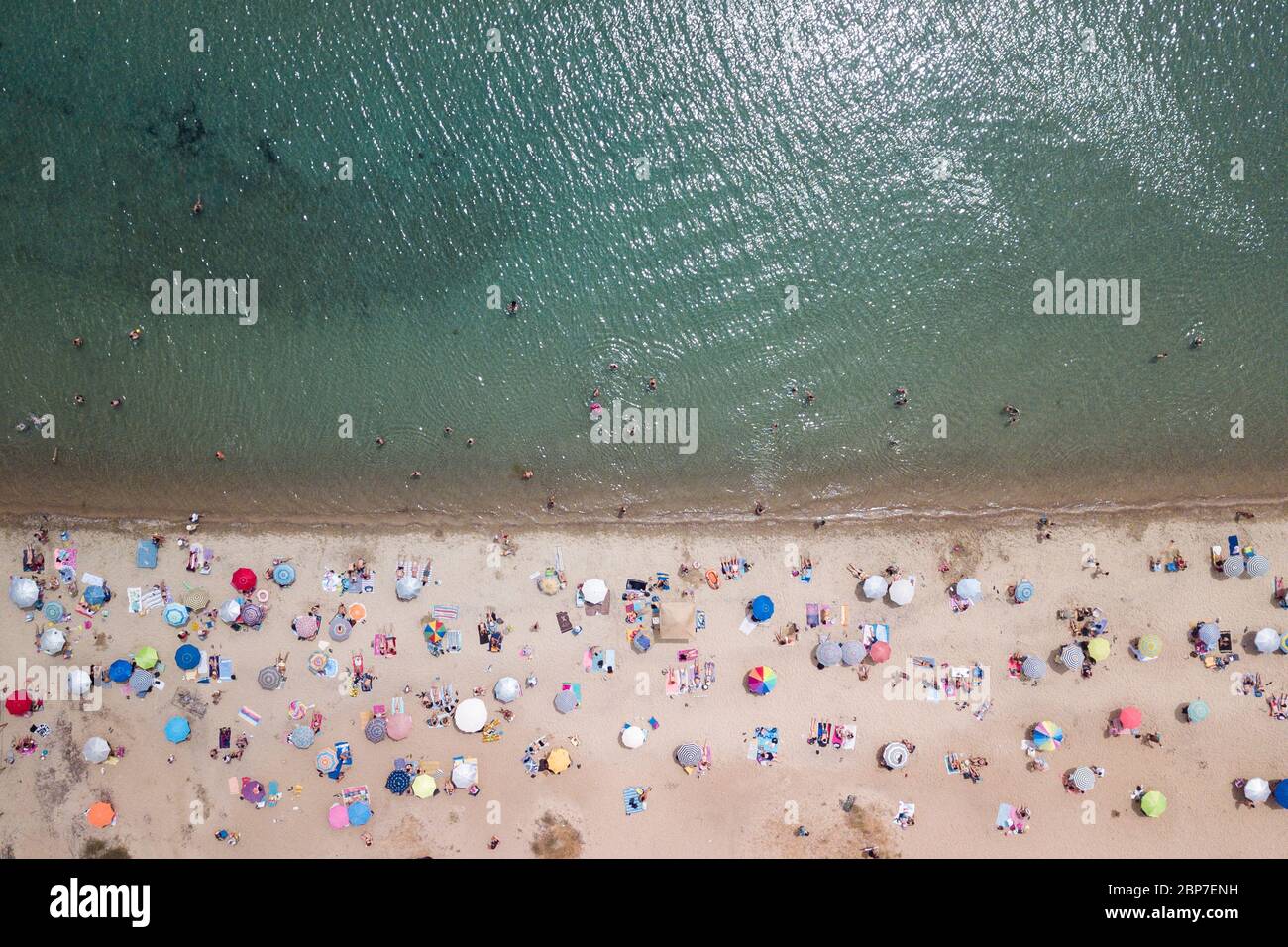 Epanomi beach, Thessaloniki, Greece on May 17, 2020 Stock Photo - Alamy