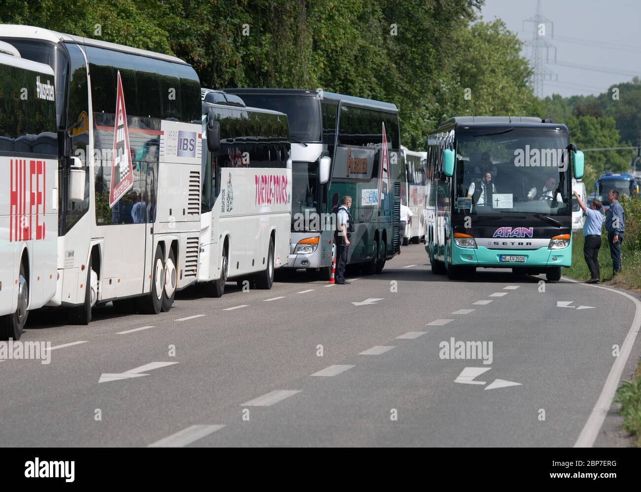 Joint buses hi-res stock photography and images - Alamy