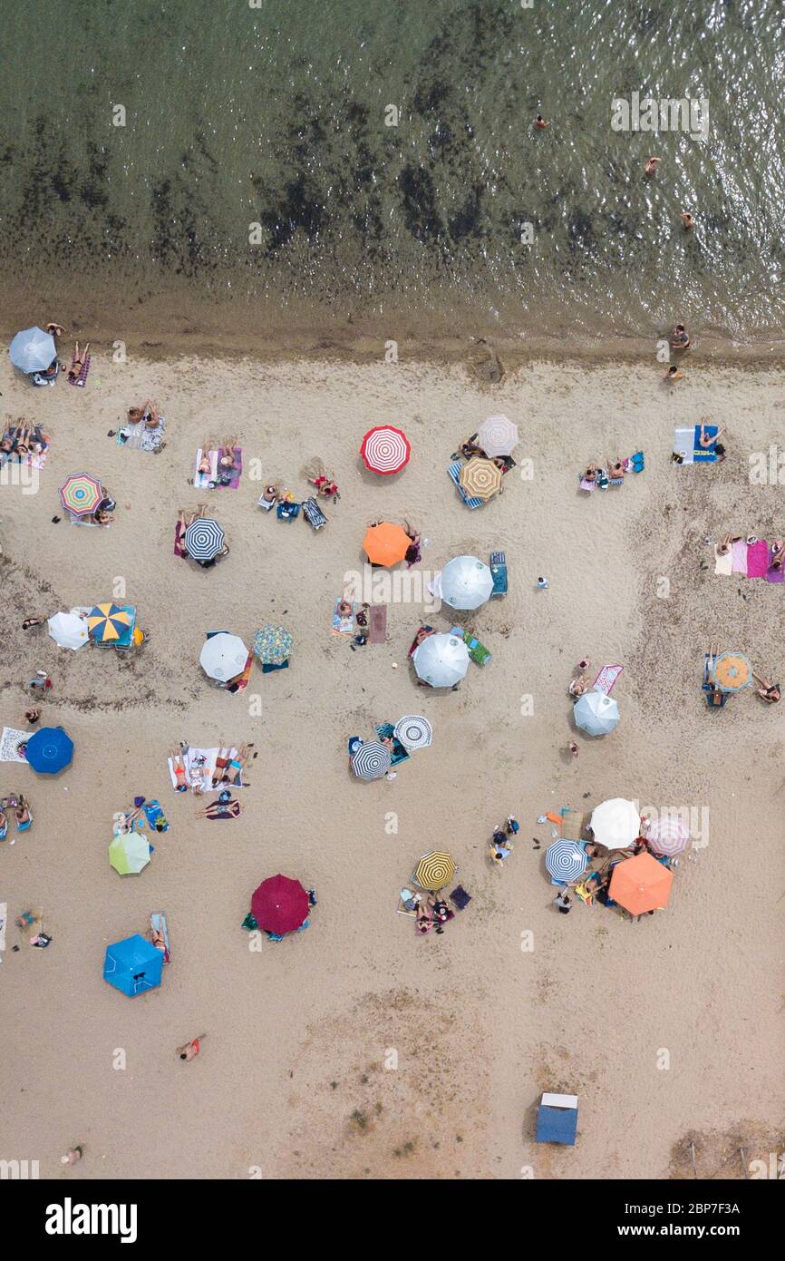 Epanomi beach, Thessaloniki, Greece on May 17, 2020 Stock Photo - Alamy