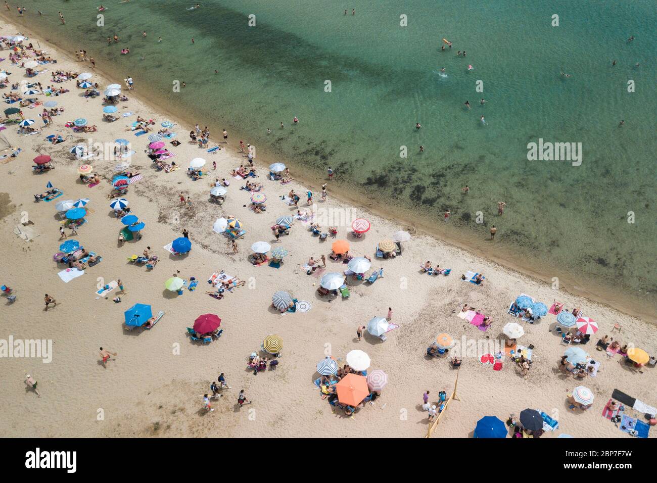 Epanomi beach, Thessaloniki, Greece on May 17, 2020 Stock Photo - Alamy
