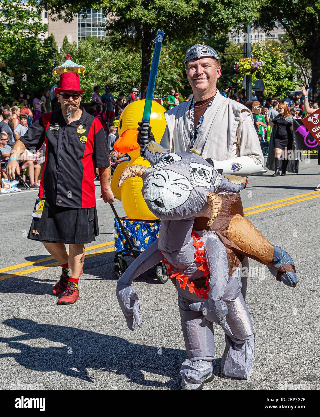 Inflatables on Parade Stock Photo - Alamy