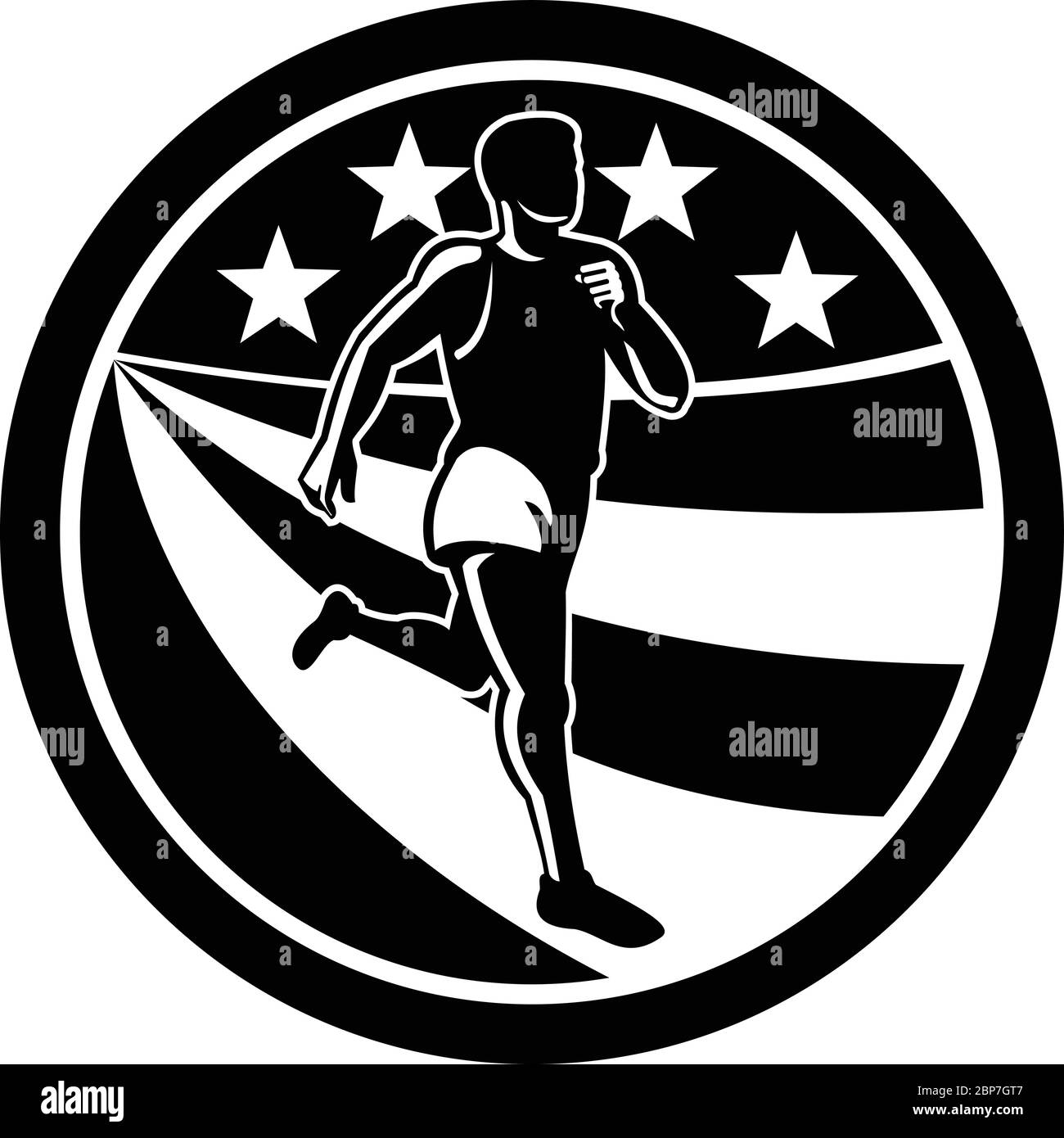 Usa circle field Stock Vector Images - Alamy