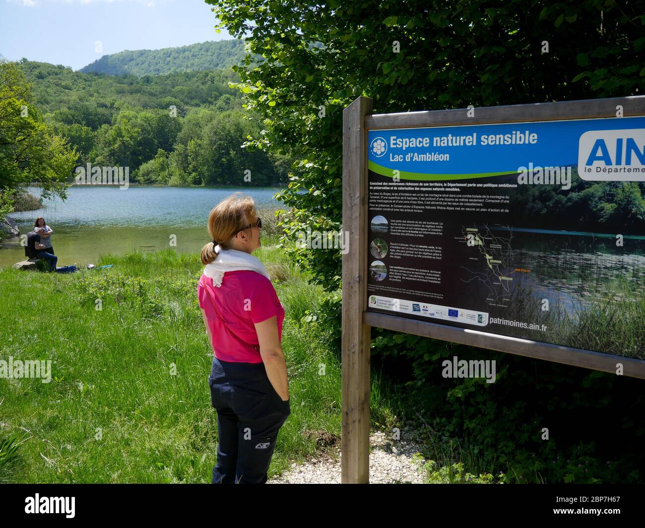 Lake of Ambleon, Bugey Massif, Ain, France Stock Photo - Alamy