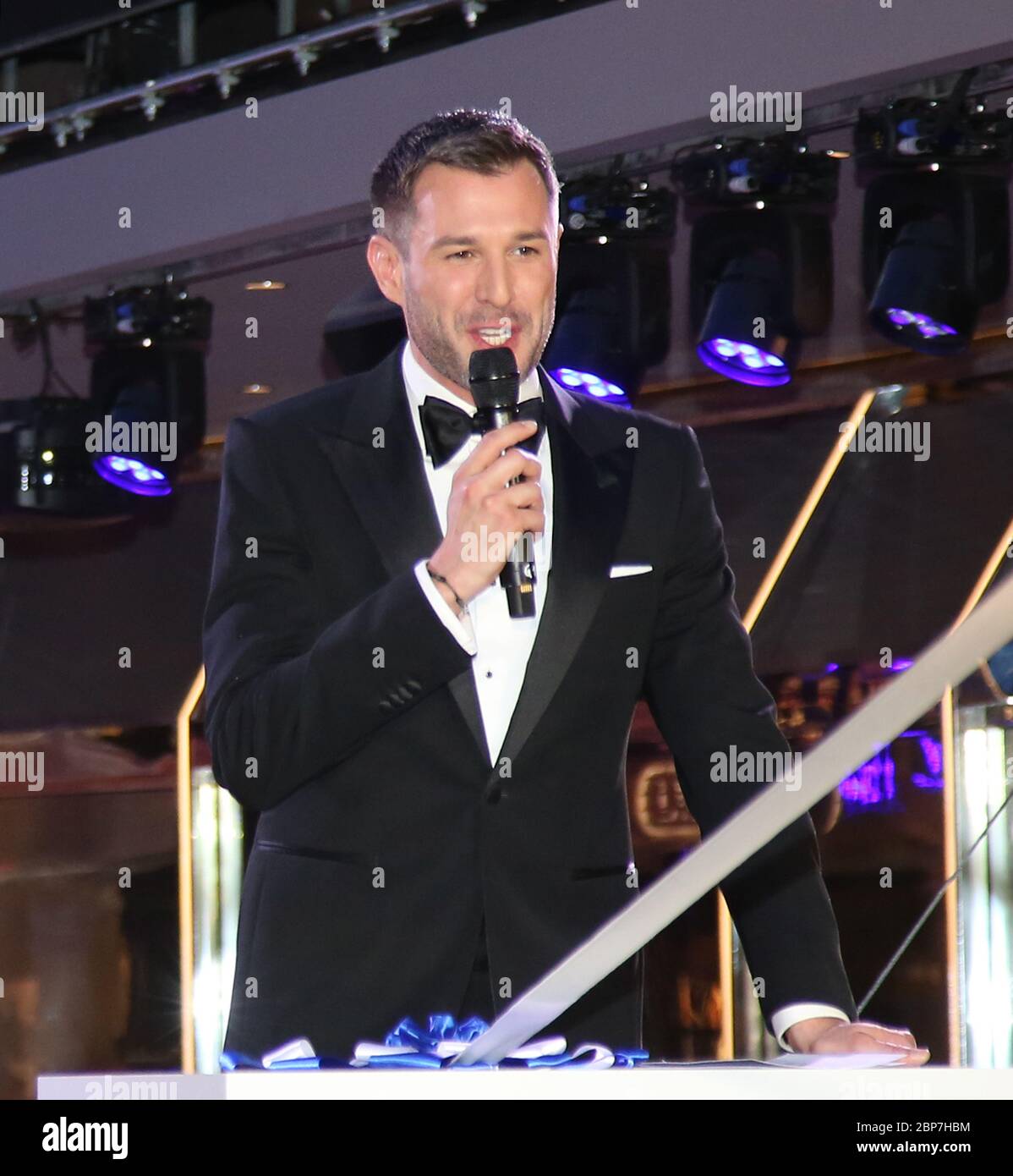 Jochen Schropp at the MSC Grandiosa Hamburg Stock Photo - Alamy