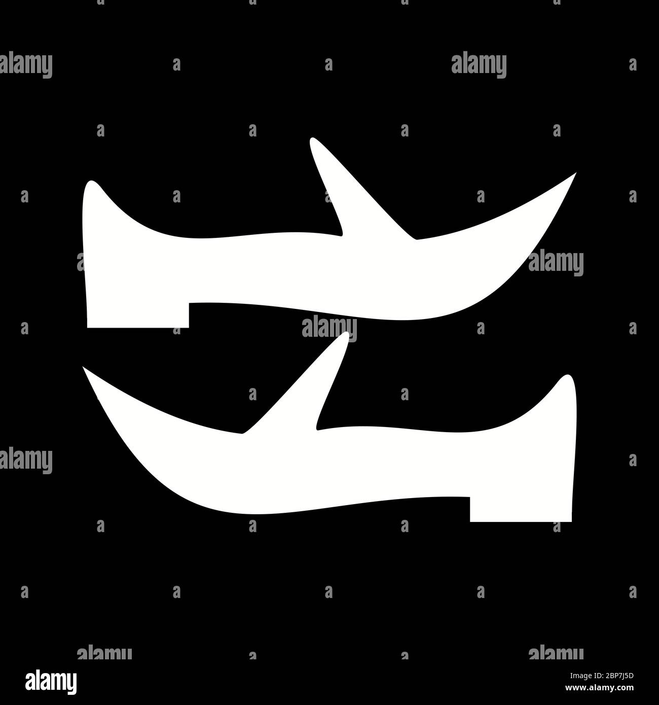 Beautiful Arabic Shoes Glyph Vector Icon Stock Vector Image & Art - Alamy