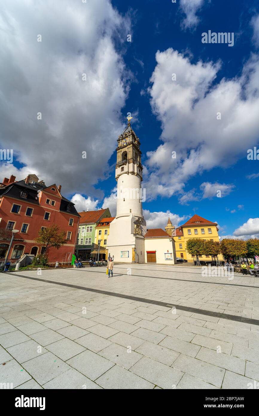 BAUTZEN, GERMANY - OCTOBER 10, 2019: Kornmarkt Platz (Kornmarkt town ...