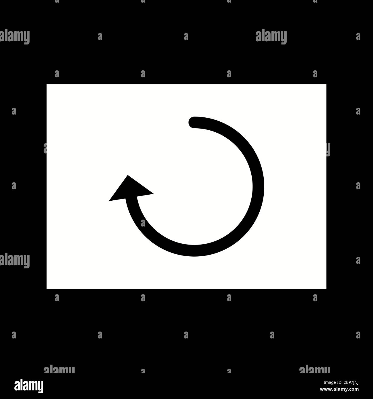 Beautiful Reload Glyph Vector Icon Stock Vector Image & Art - Alamy