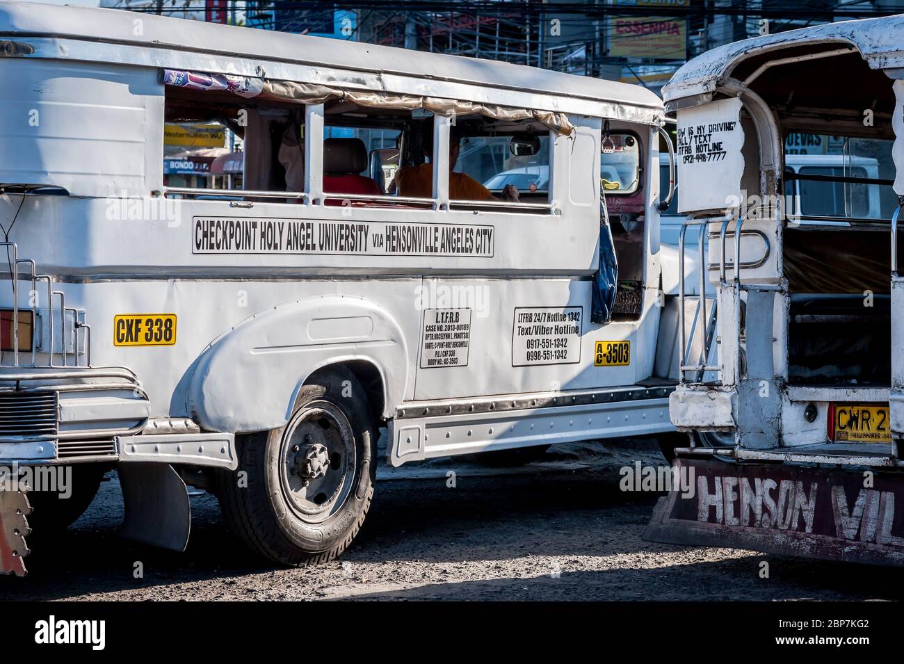Jeepney garage angeles city philippines hi-res stock photography and ...