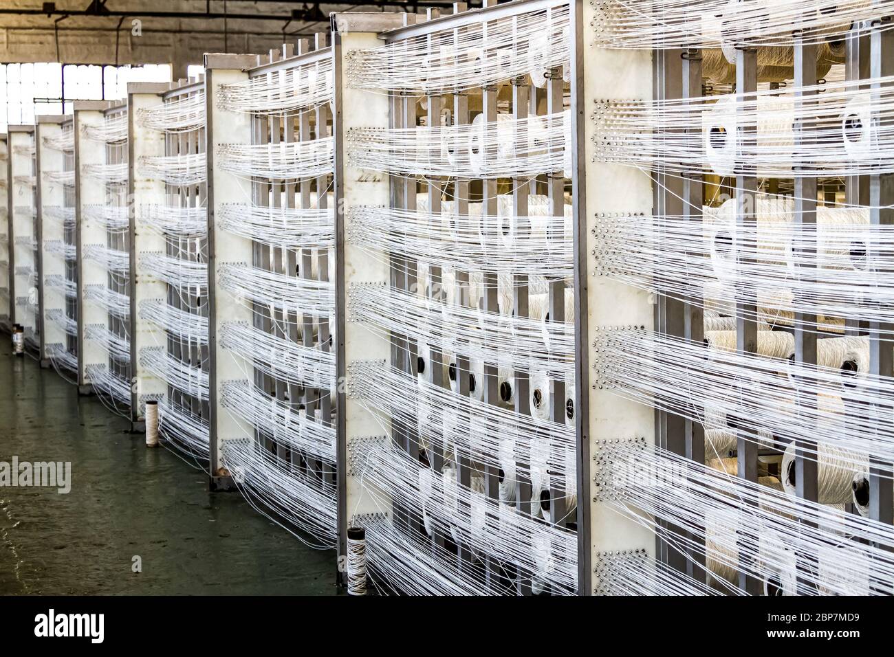 Johannesburg, South Africa - October 16, 2012: Cotton Thread lines for ...