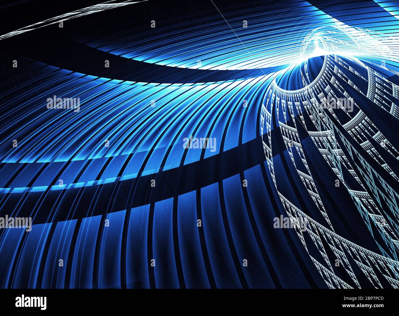 Technological textured background. Fractal graphics. Science and ...