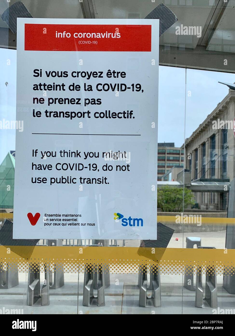 Canadian bus stop sign hi-res stock photography and images - Alamy