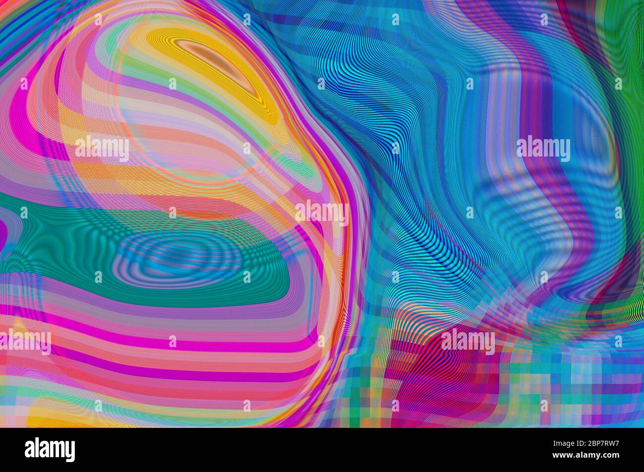Pixel pattern of a digital glitch Stock Photo - Alamy
