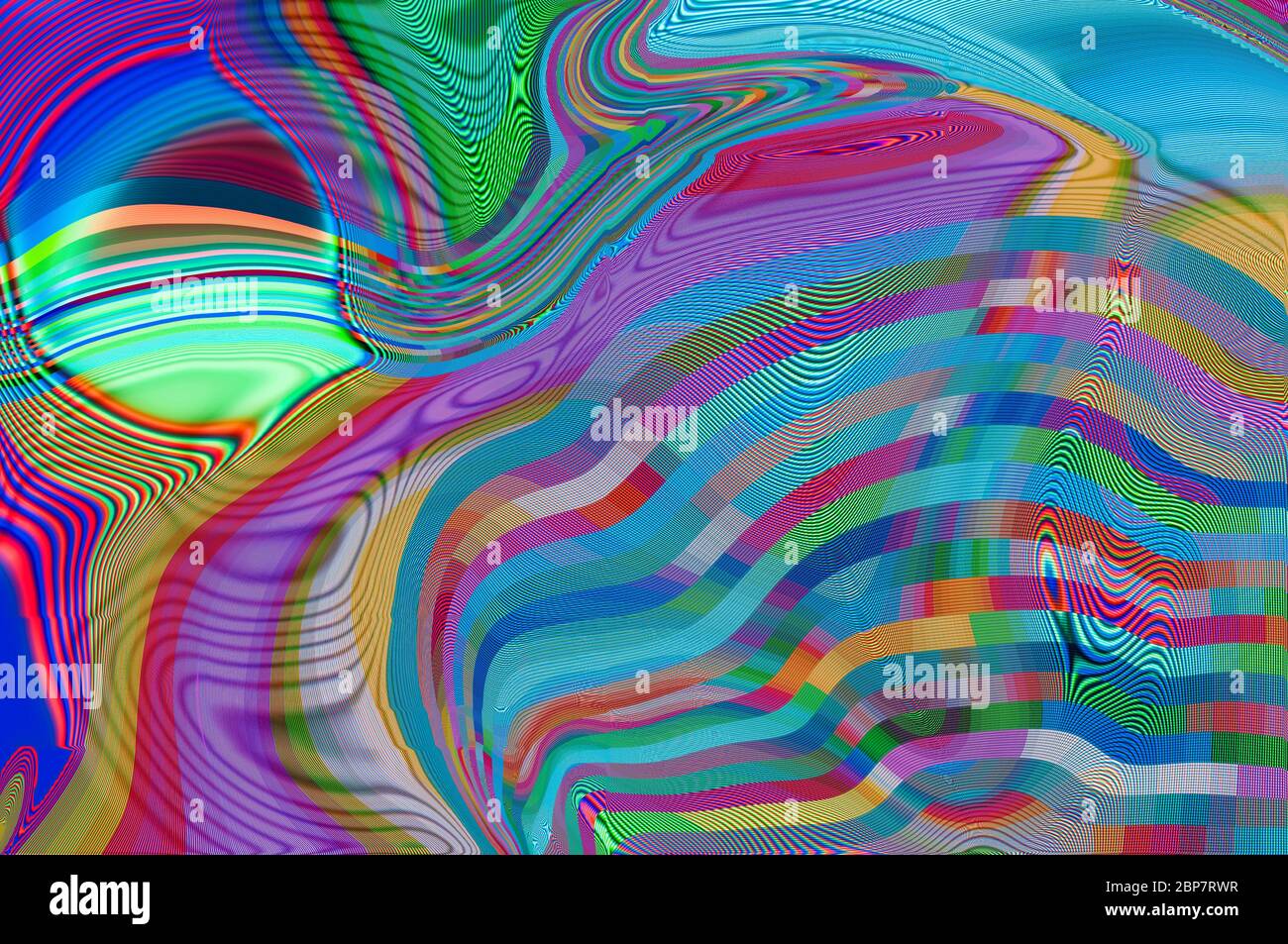 Pixel pattern of a digital glitch Stock Photo - Alamy