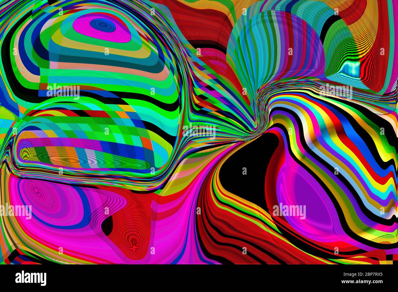 Pixel pattern of a digital glitch Stock Photo - Alamy