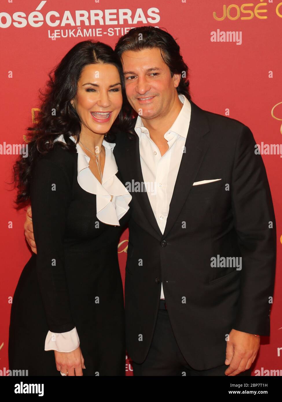 25 Jose Carreras Gala Actress Mariella Ahrens with friend Michael ...