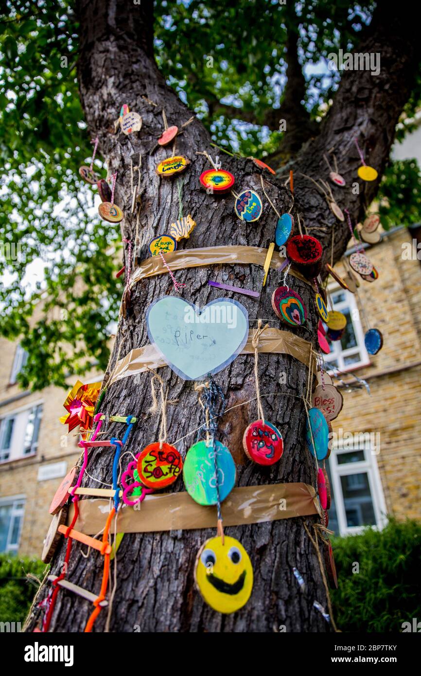 On Sunday 17th May, 2020, I discovered this 'Positivity Tree' filled ...