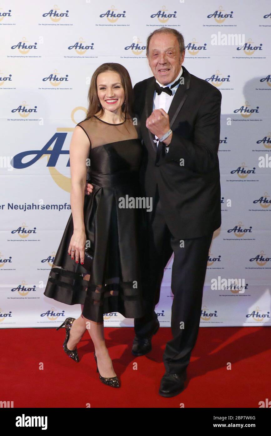 Ina Menzer,Rolf Fuhrmann,AHOI New Year's Reception at the Hyperoin ...