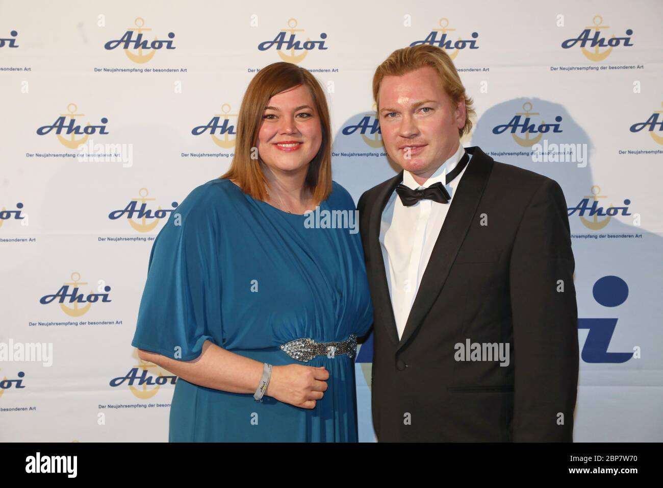 Katharina Fegebank,Mathias Wolf,AHOI New Year's Reception at the ...