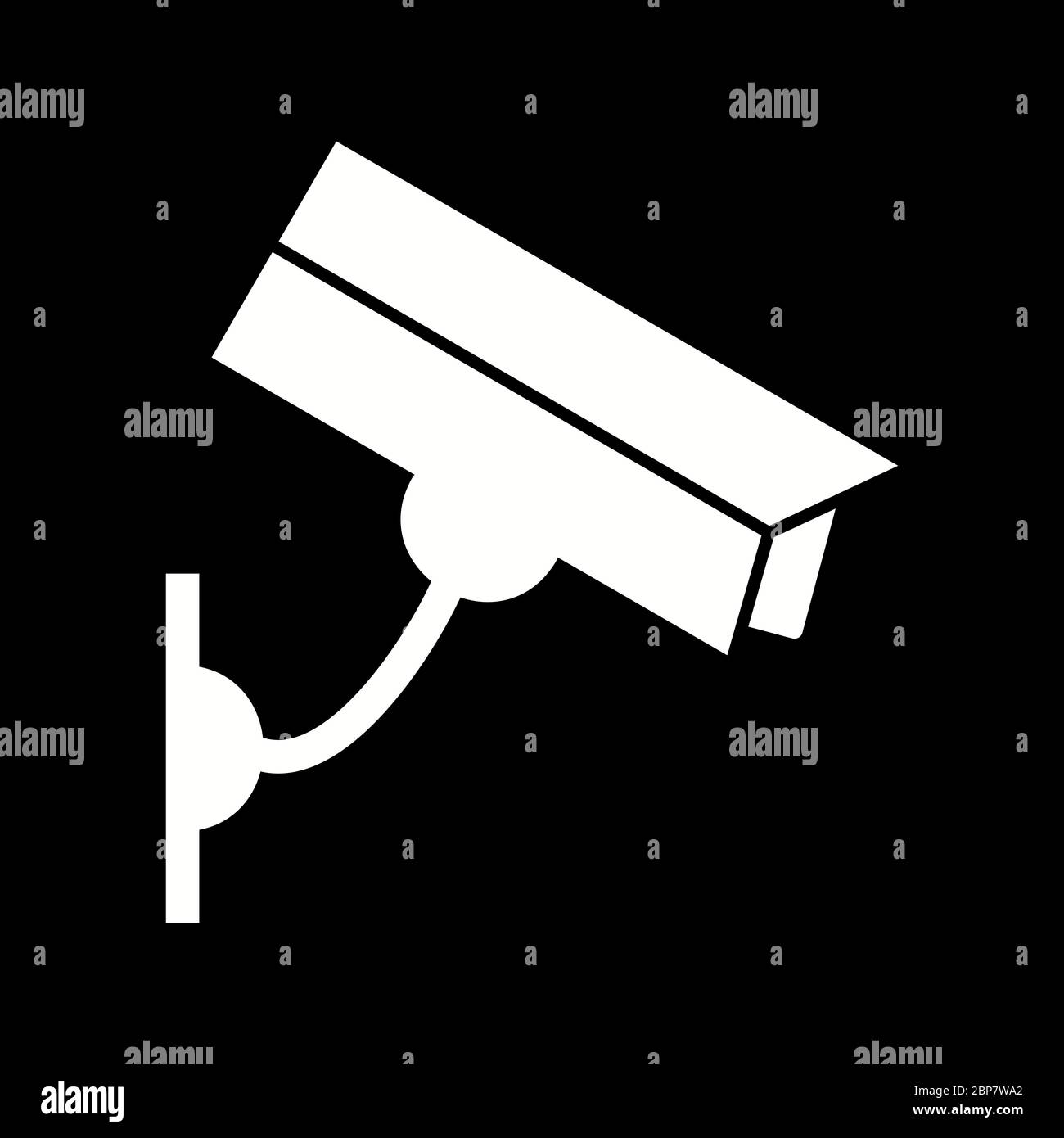 Cctv camera on modern Stock Vector Images - Alamy