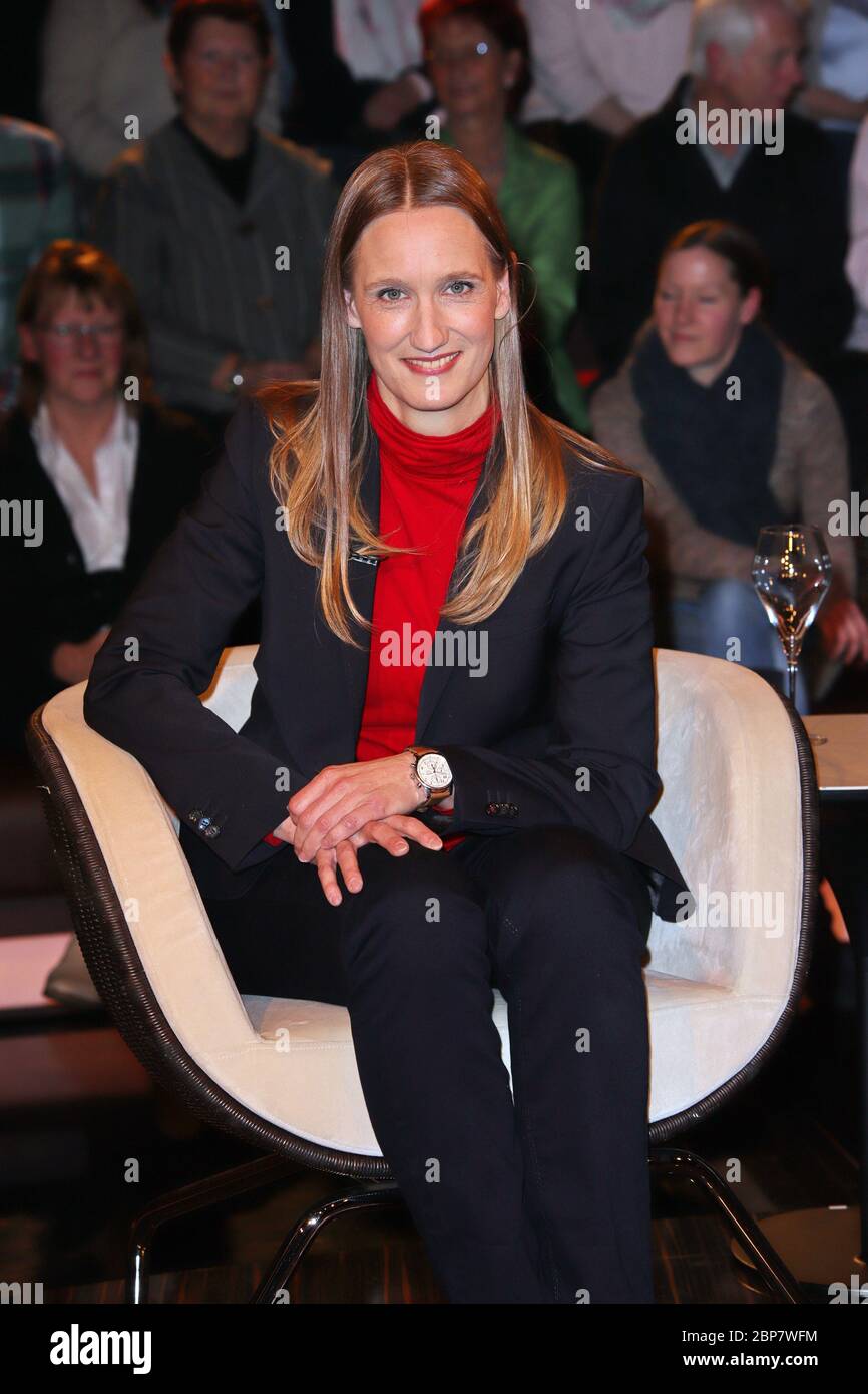 Kristin Helberg, Markus Lanz Talkshow aus dem Studio Stahltwiete ...