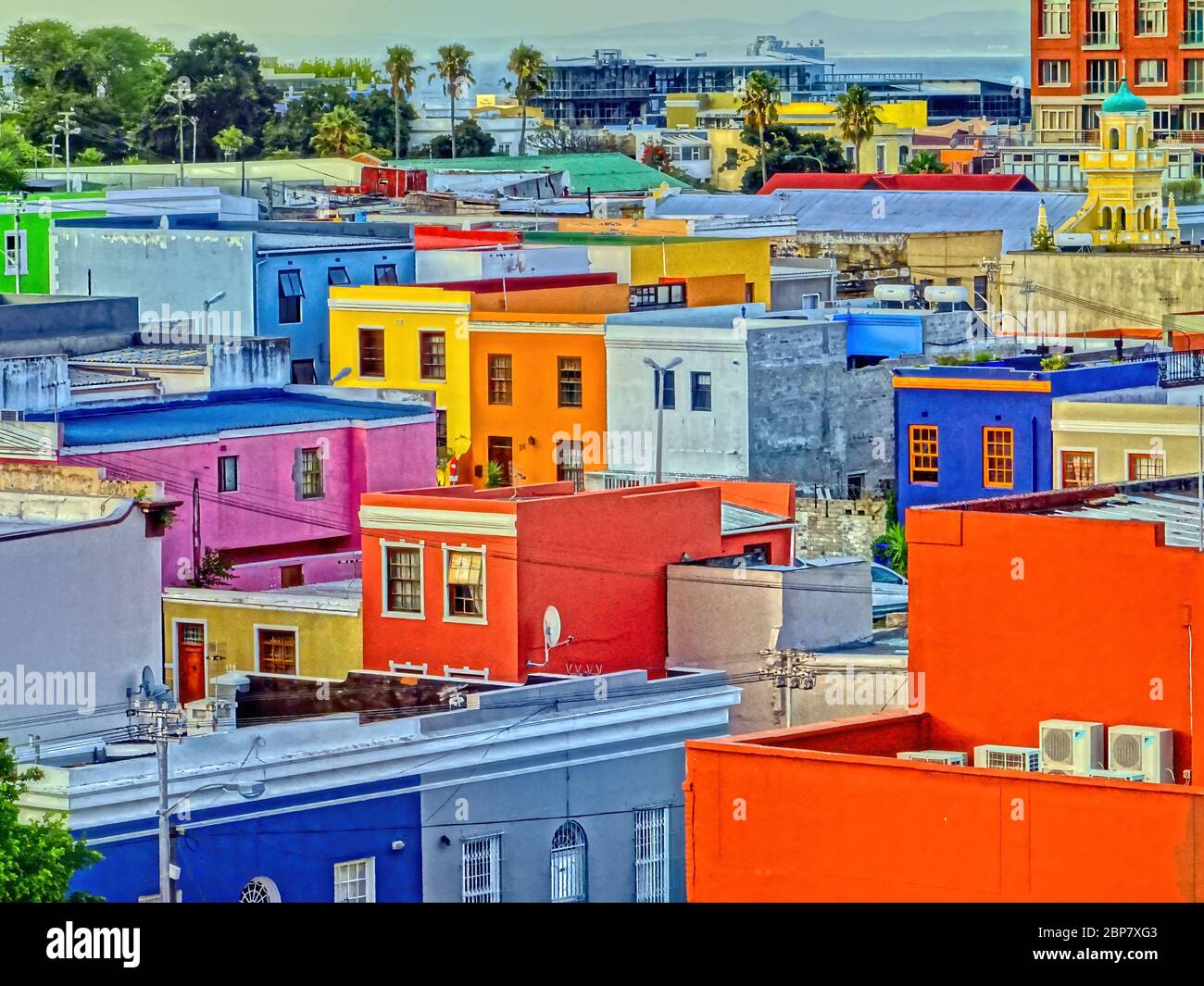Bo Kaap district, Cape Town, South Africa Stock Photo - Alamy