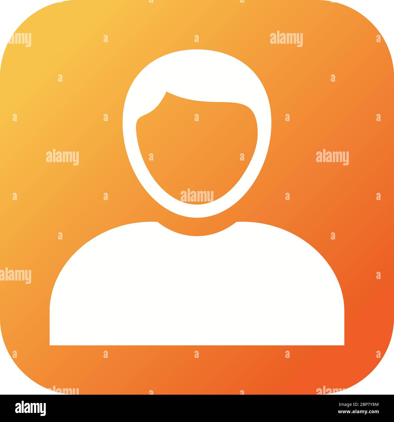 Beautiful Profile Glyph Vector Icon Stock Vector Image & Art - Alamy