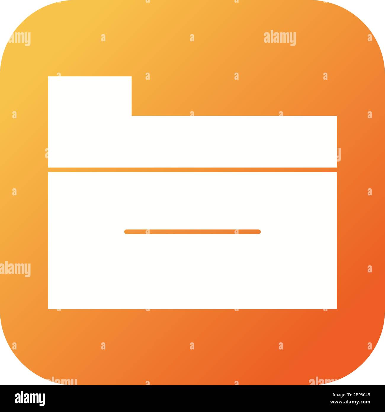 Beautiful Folder Glyph Vector Icon Stock Vector Image & Art - Alamy